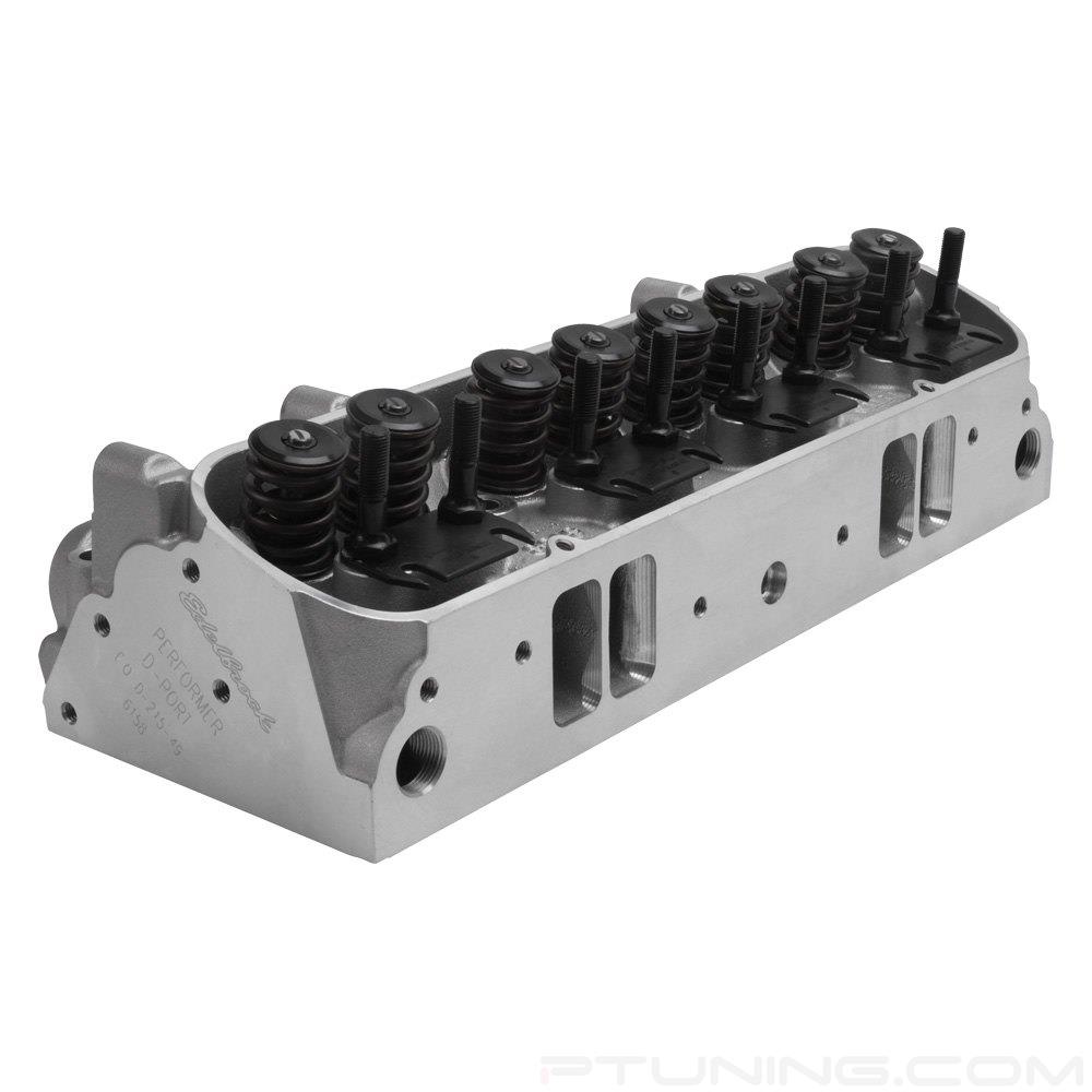 Edelbrock 61599 - Performer D-Port Complete Satin Cylinder Head ...