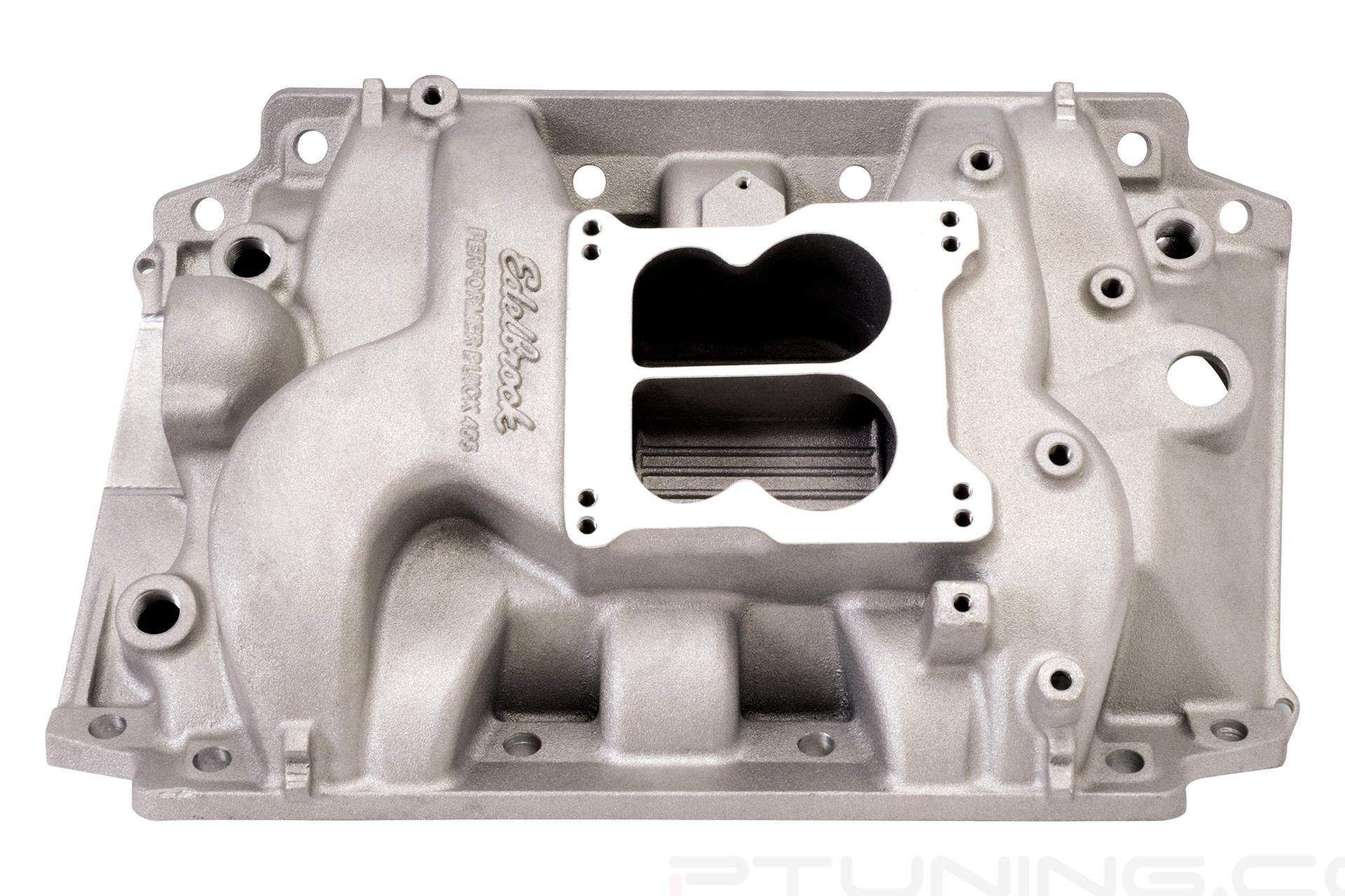 Edelbrock 2146 - Performer Satin Dual Plane Intake Manifold | PTUNING ...