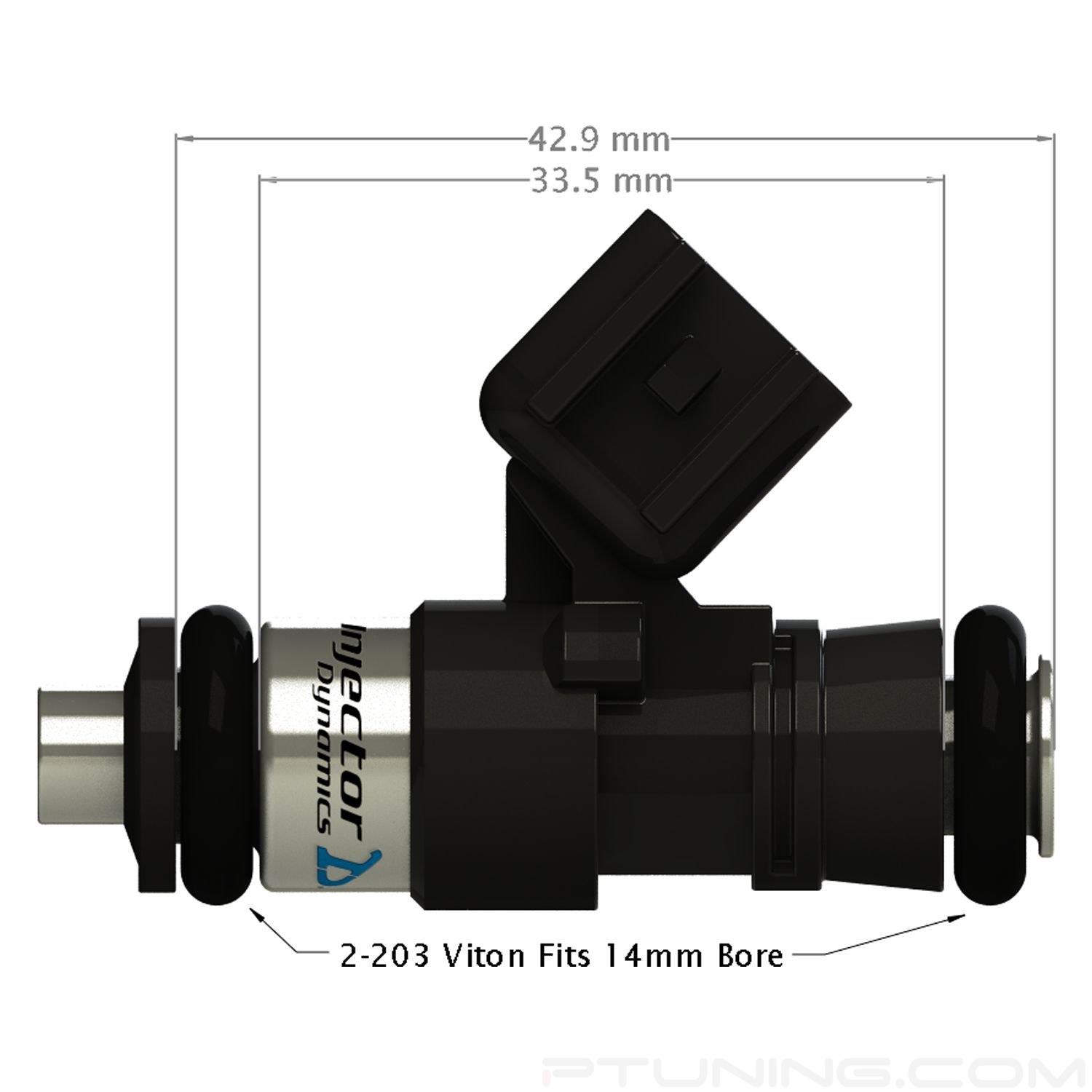 Injector Dynamics 1050.34.14.14.6 - ID1050x Fuel Injector Set | PTUNING ...
