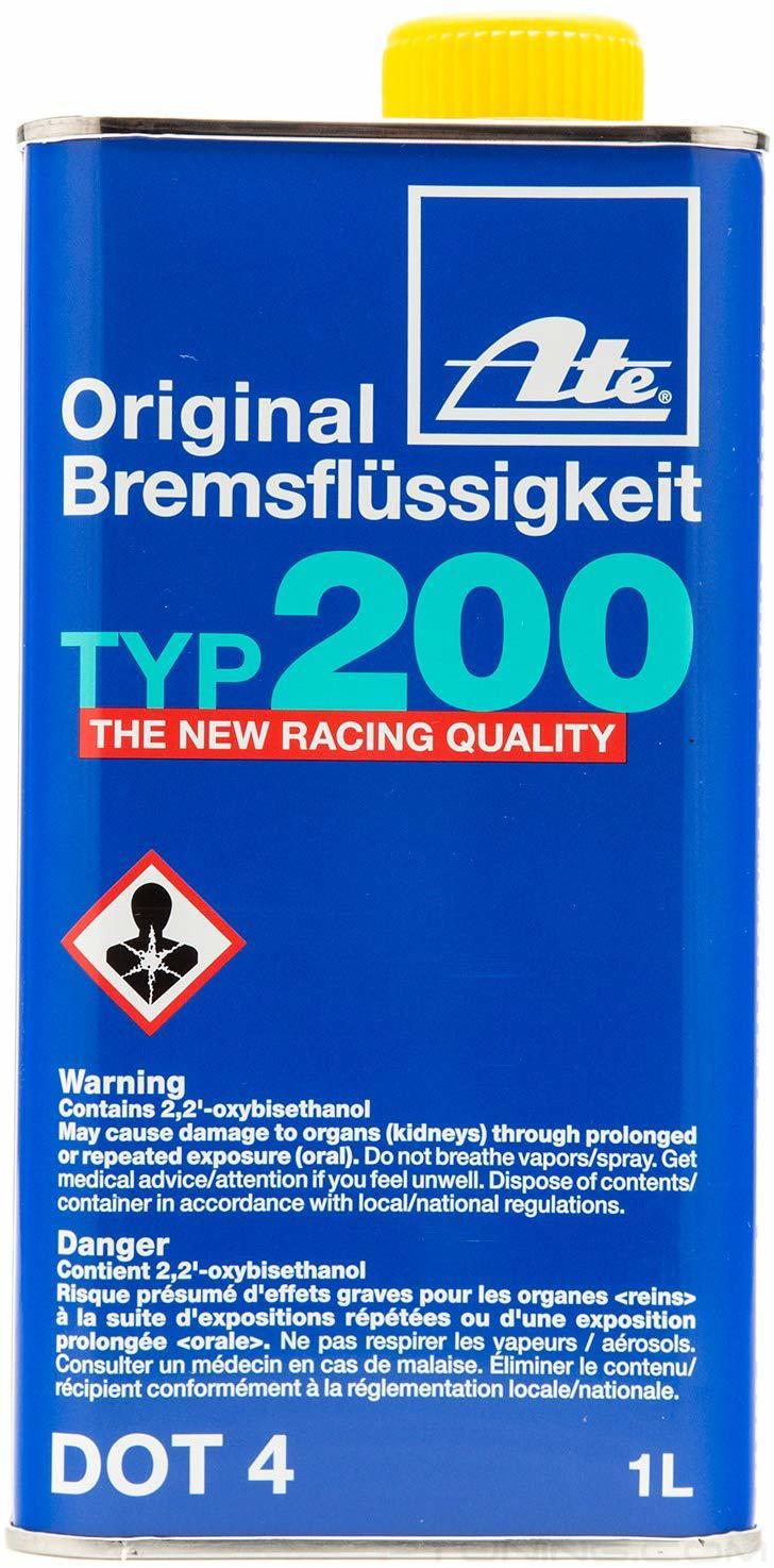 ATE 706232 - Original Type 200 DOT 4 Racing Brake Fluid (1 Liter ...